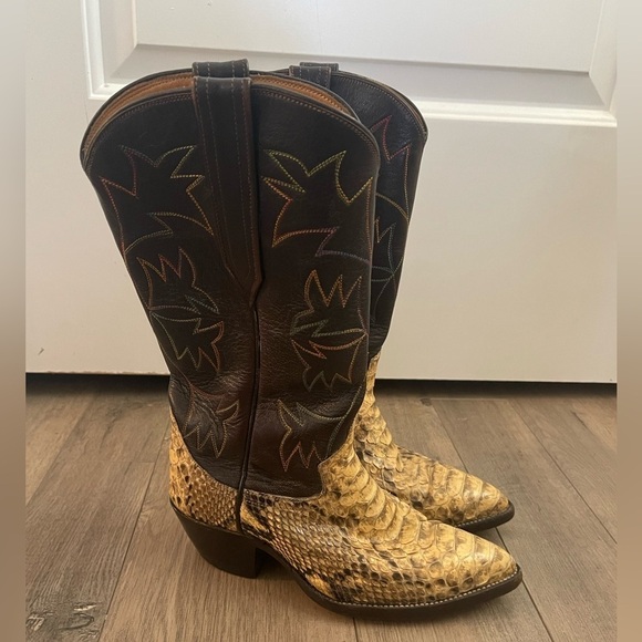Rj Boots | Shoes | Rare Vintage Rj Boots Texas Monogrammed Cowboy Boots ...